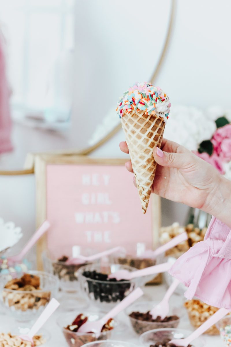How to Set Up a DIY Ice Cream Bar - Stephanie Pernas